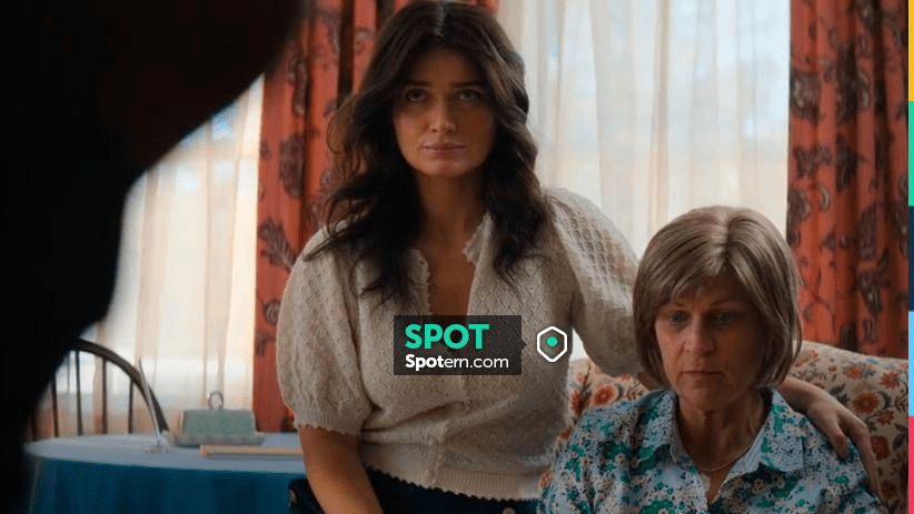 Doên Dinah Puff-Sleeve Alpaca-Blend Cardigan worn by Amelia Sacks (Eve ...