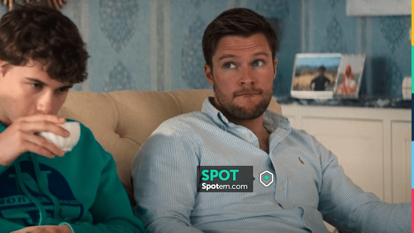 Ralph Lauren Oxford Stripe Shirt worn by Thomas Winbury (Jack Reynor ...