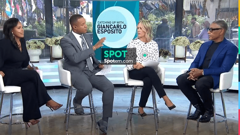 Reiss Jolie Lips Print Long Sleeve Top worn by Dylan Dreyer as seen in ...