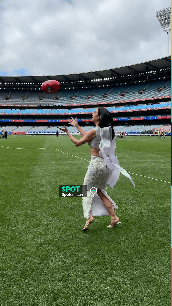 Maticevski Chrysalis Sequin Maxi Skirt worn by Katy Perry at McG ...