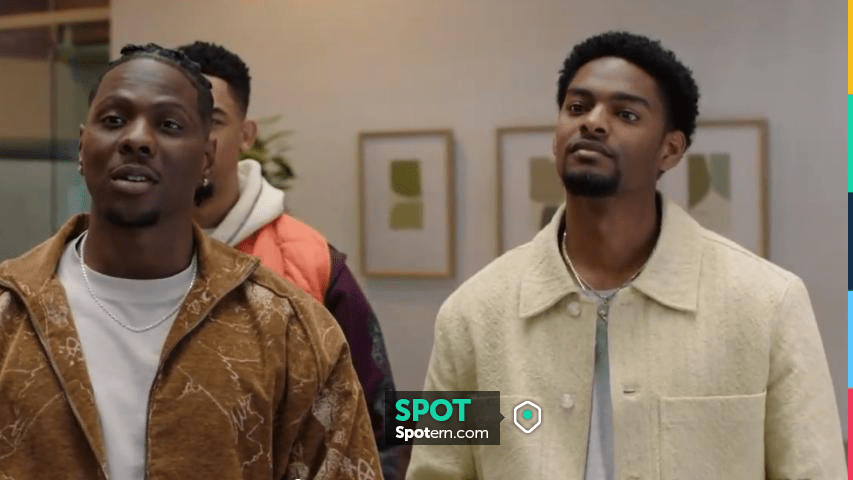 Zara Double Breasted Textured Weave Jacket worn by Jessie 'JR' Raymond ...