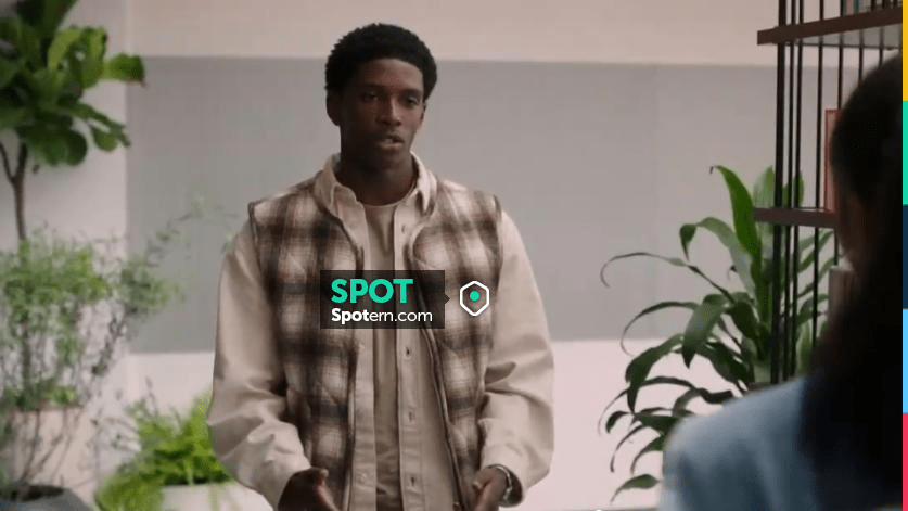 Mnml Brushed Plaid Vest worn by Orlando 'Lando' Johnson (Martin Bobb ...