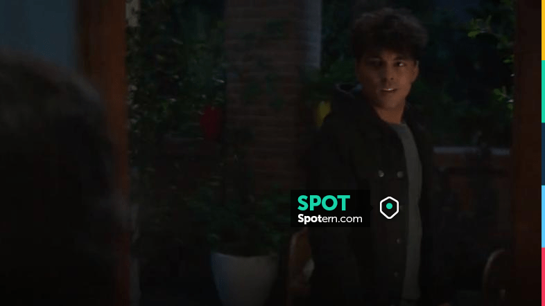 Allsaints Izaka Nubuck Leather Bomber Jacket worn by Dr. Lucas Adams ...