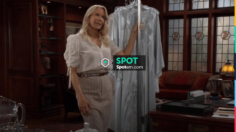 Veronica Beard Carmine Blouse worn by Brooke Logan (Katherine Kelly ...