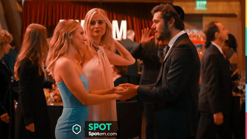 Alex Perry Callan Strapless Stretch-Crepe Midi Dress worn by Joanne ...