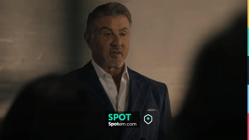 Leon Suits Navy W/Vertical Striped Double Breasted Suit worn by Dwight ...