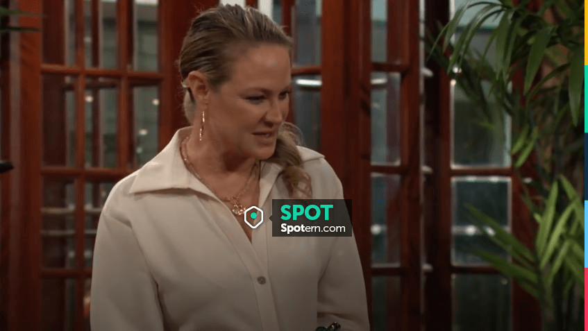 Collar de calcedonia Chan Luu Verona usado por Sharon Newman (Sharon ...