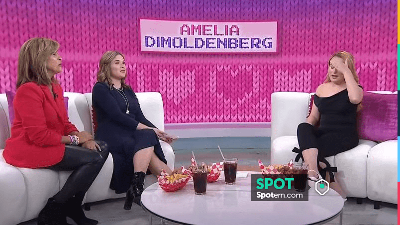 Malone Souliers Blythe 80MM Leather Mules worn by Amelia Dimoldenberg ...