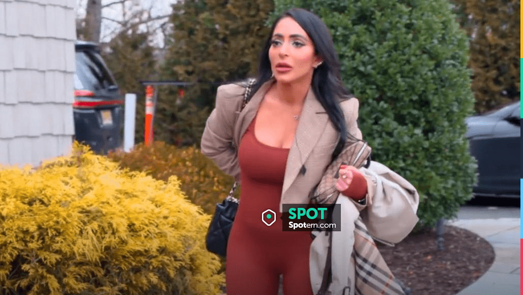 Huit Bien-Etre Long Catsuit worn by Angelina Pivarnick as seen in ...