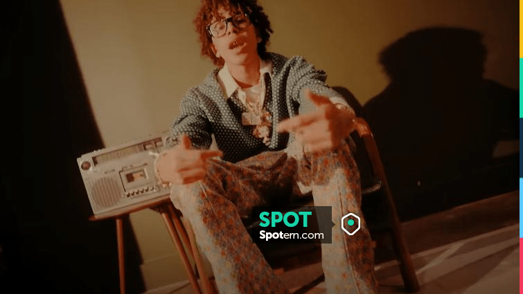 Honor The Gift Multicolor Retro Diamond Print Flared Pants worn by Luh ...