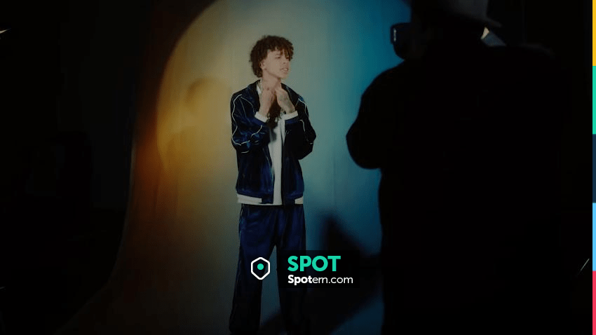 Awake NY Navy Velour A Star Trackpants worn by Luh Tyler in Luh Tyler ...