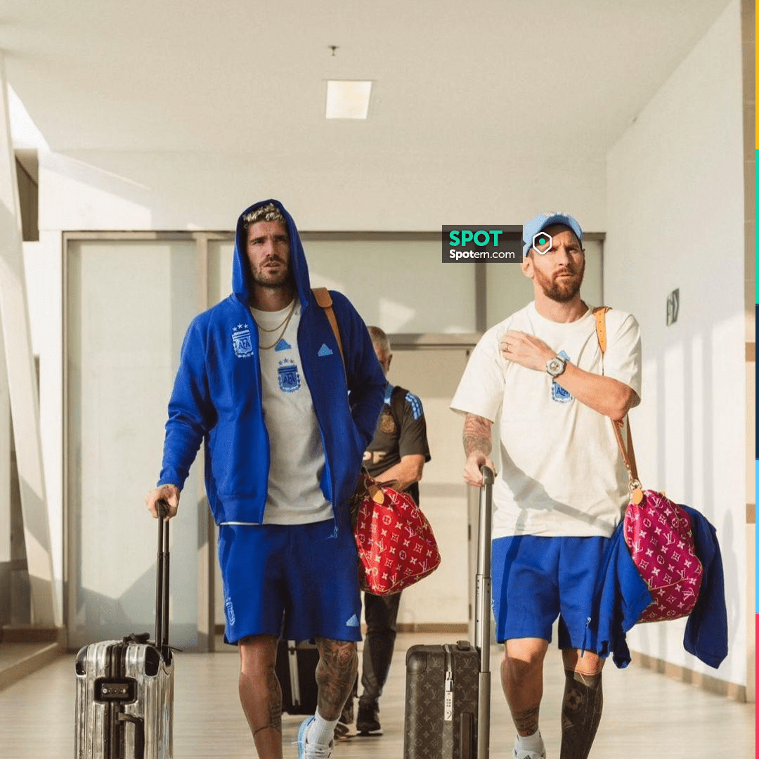 Adidas Argentina Light Blue Hat worn by Lionel Messi on the Instagram ...
