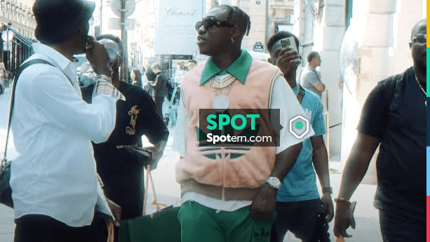 Adidas White & Green Collar Oversized Polo worn by Zlatan in Zlatan ...