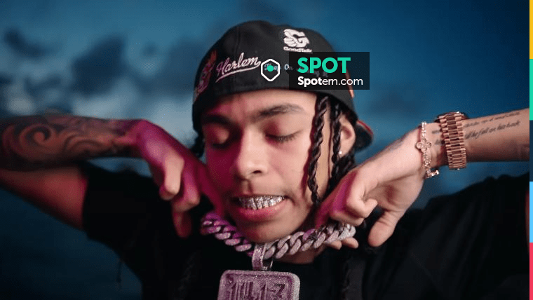 CEO Slow Harlem Black & Red Patches 59FIFTY worn by DD Osama in DD ...