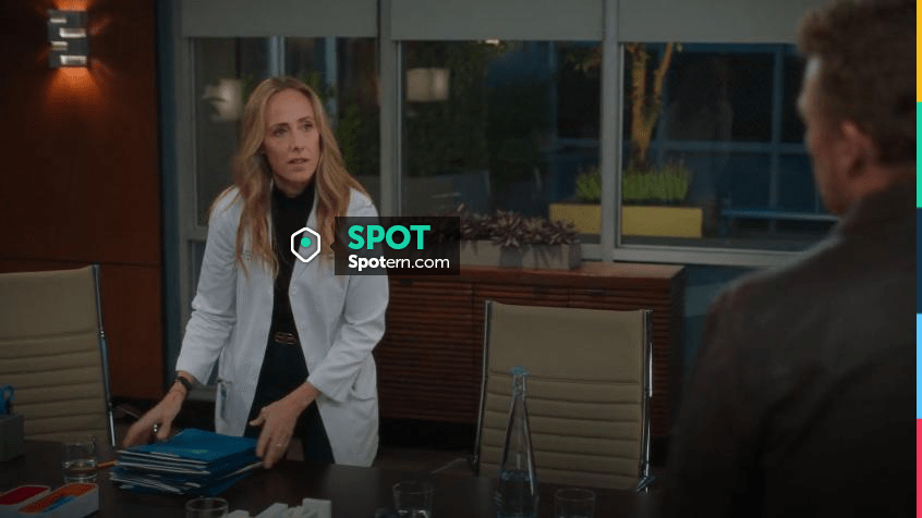 Frame Ribbed Turtleneck Top worn by Dr. Teddy Altman (Kim Raver) as ...