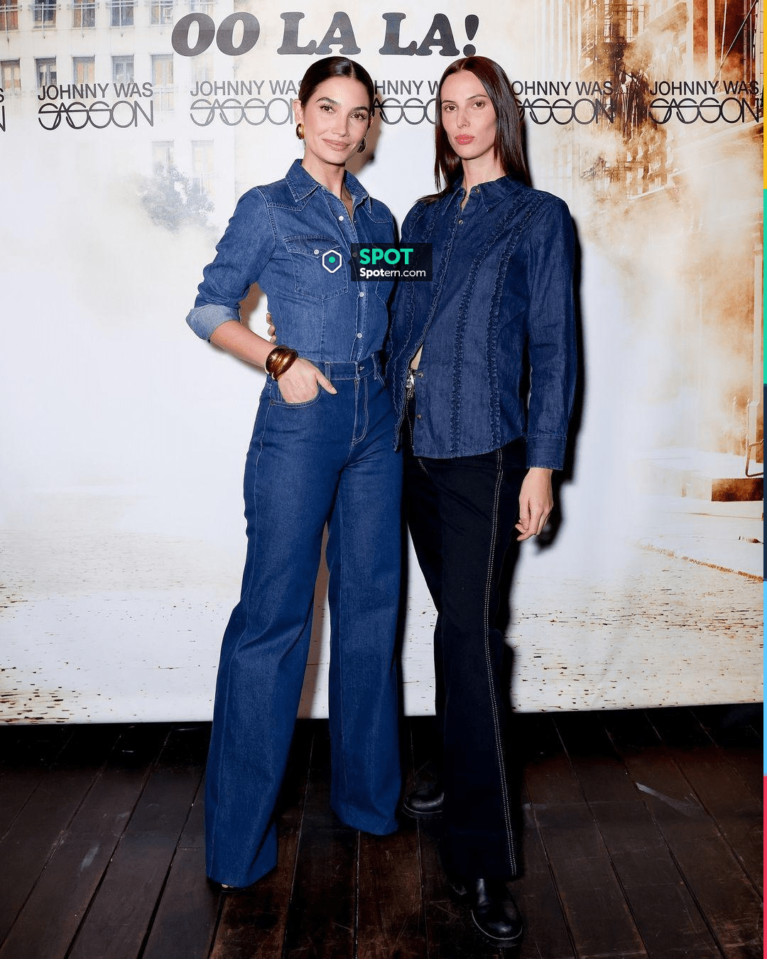 Chemise en jean Johnny Was Sasson Saint Germain portée par Lily ...