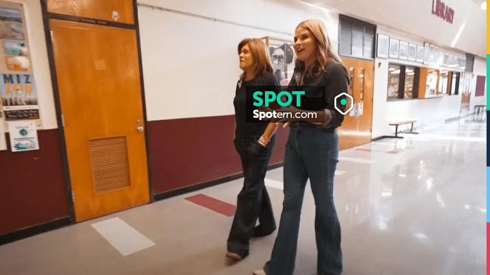 Veronica Beard Noah Shirt Colorblock worn by Jenna Bush Hager as seen ...