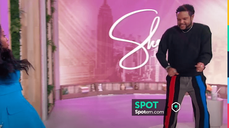 Fashion Nova Tyson Multi Stripe Straight Sweatpants worn by Jawn Murray as seen in Sherri on ...