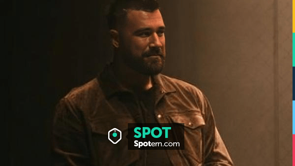 Brown Jacket of Ed Laclan (Travis Kelce) in Grotesquerie (S01E10) | Spotern