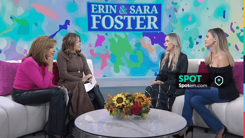 Favorite Daughter The Irina Off-Shoulder Jacket worn by Sara Foster as ...