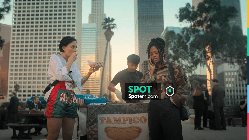 Urban Renewal Remade Cropped Camo Jacket worn by Izzy Letts (Jazz ...