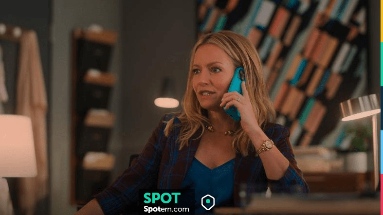 Frame Double Strap Silk Camisole worn by Lorna Crane (Becki Newton) as ...