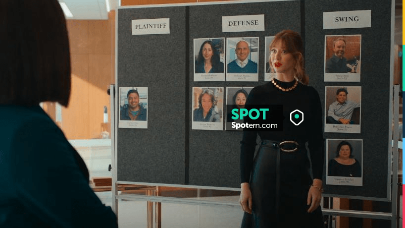 Ted Baker Alltaa Knitted Mixed Media Dress worn by Shae Banfield (Yael ...