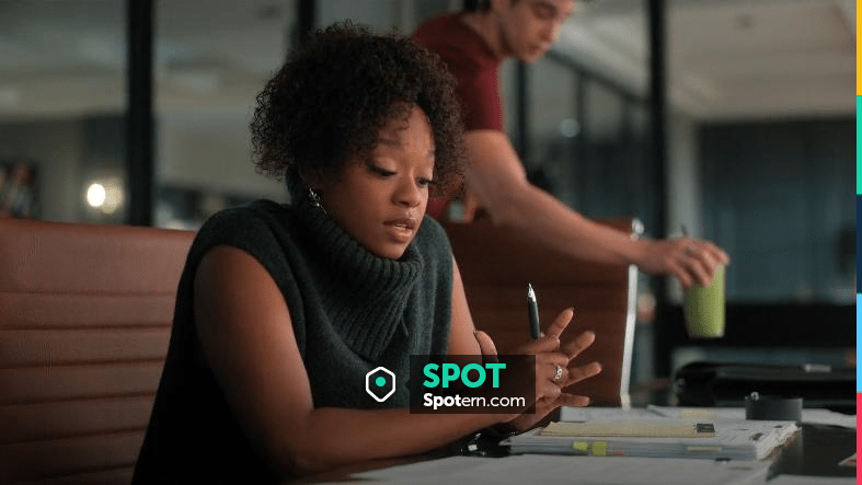 COS Steel Grey Turtleneck worn by Izzy Letts (Jazz Raycole) as seen in ...