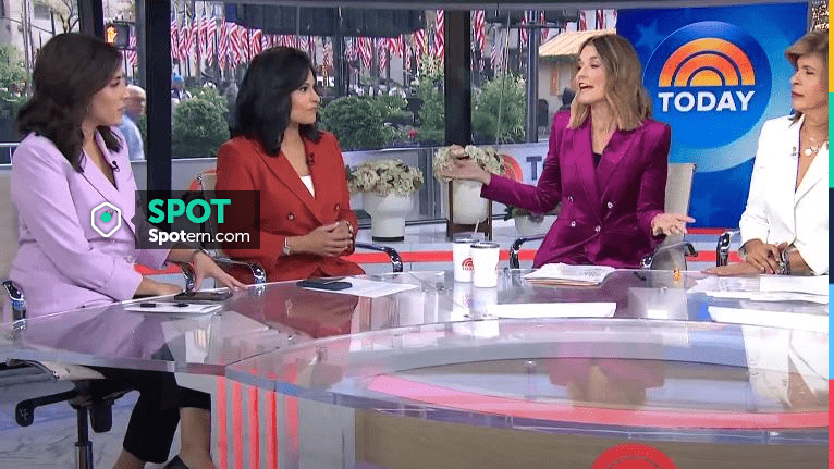 Chaqueta Veronica Beard Miller Dickey en Barely Orchid de Hallie ...