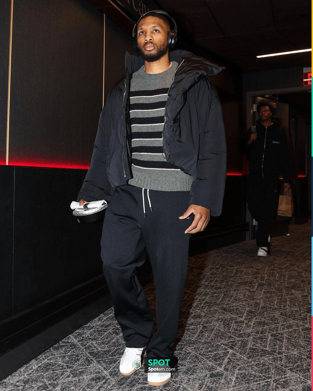 Adidas Samba OG Cloud White worn by Damian Lillard on the Instagram ...