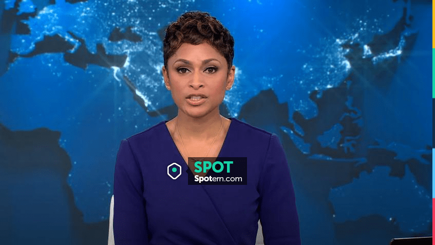 Tahari Scuba Crepe Sheath Dress worn by Jericka Duncan as seen in CBS ...