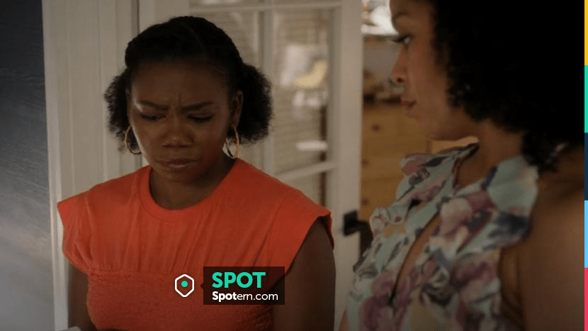 Maeve Smocked Muscle Top worn by Young Gabi Mosely (A'Zaria Latrell ...