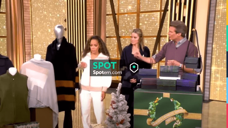 Kashwere Shawl Collar Coat worn by Sara Haines as seen in The View on ...