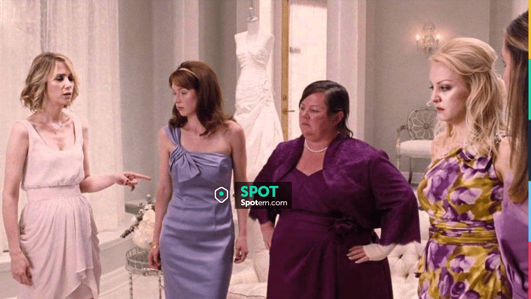 Wardrobe of Bridesmaids: Becca (Ellie Kemper) is wearing David Meister ...