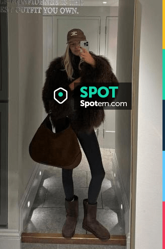 Ducie Rochelle Shearling Coat worn by Leonie Hanne on her Instagram ...