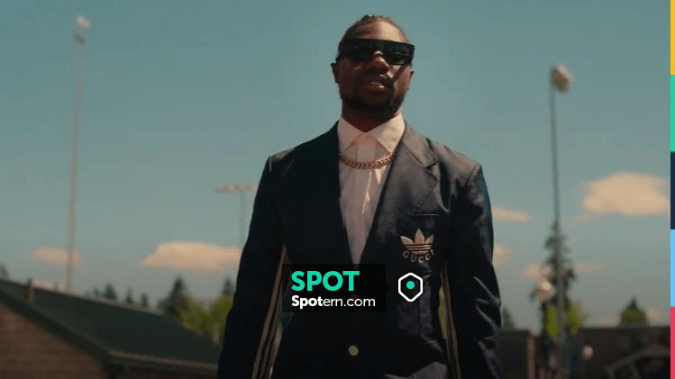 Adidas Gucci Blazer Jacket worn by Noah Lyles as seen in SPRINT (S02E01 ...