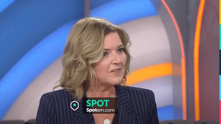 J. Crew Vivienne Blazer worn by Christine Romans as seen in Today on ...