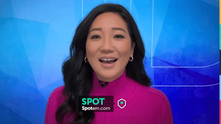 Maeve The Gretchen Cozy Mock-Neck Sweater worn by Kathy Park as seen in ...