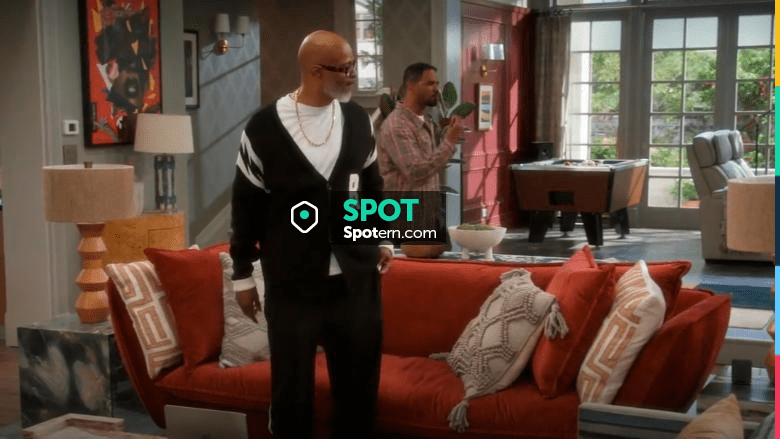 Rhude Lightning Cashmere Cardigan worn by Poppa (Damon Wayans) as seen ...