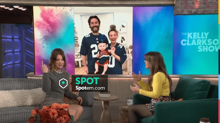 Self Portrait Embellished Sweater worn by Kaley Cuoco as seen in The ...