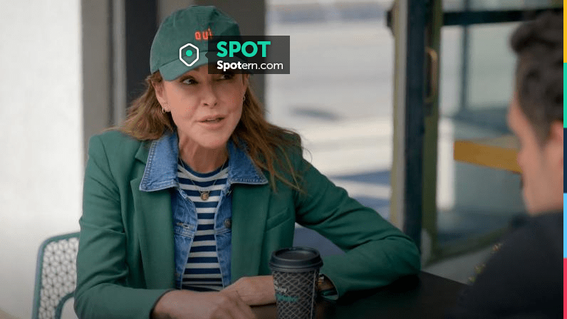 Clare V. Corduroy Petit Oui Baseball Cap worn by Liz (Christa Miller ...