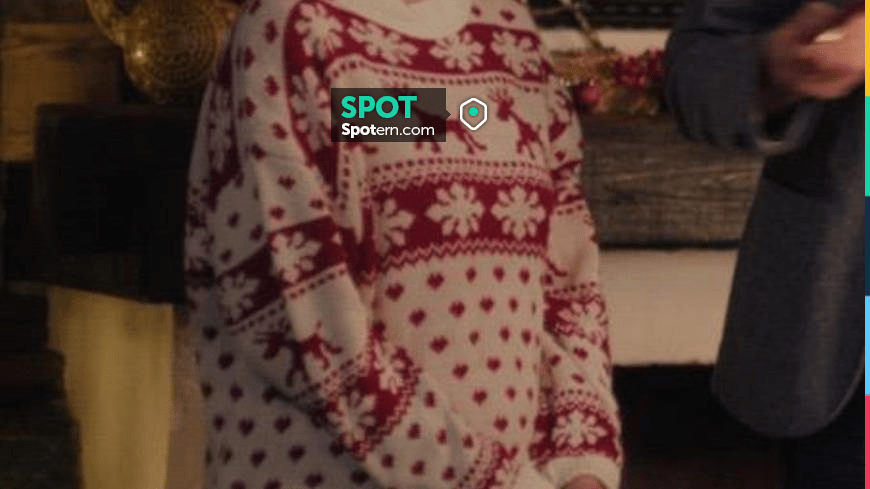 Outfits of A European Christmas: Ivy Allen (Caprice Bour­ret) wears ...