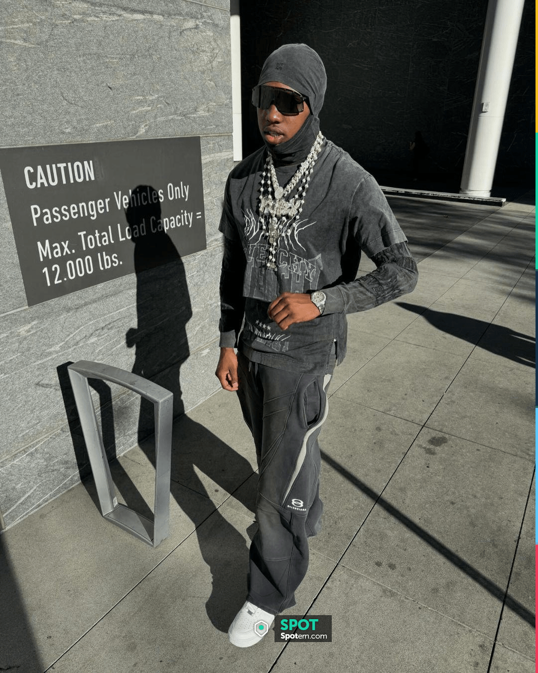 Nike Air Force 1 Low White worn by Rob49 on the Instagram account ...