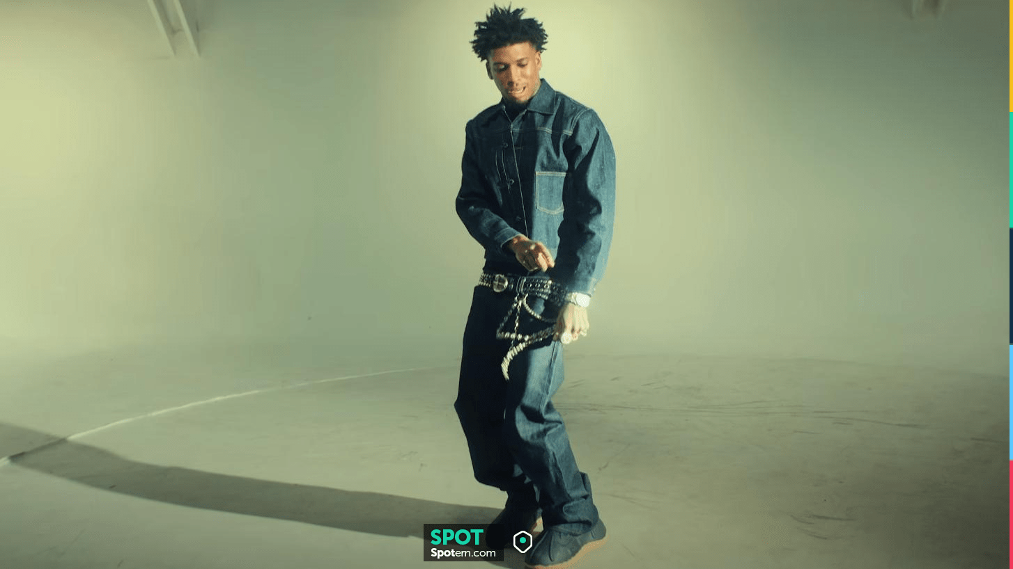 FCTRY LAb x NLE Choppa Black Rubber Boots worn by NLE Choppa in ...
