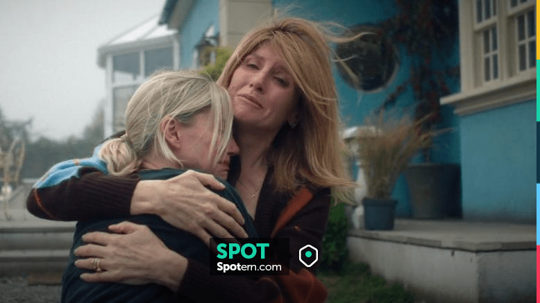 Cos Argyle Wool Cardigan worn by Eva Garvey (Sharon Horgan) as seen in ...