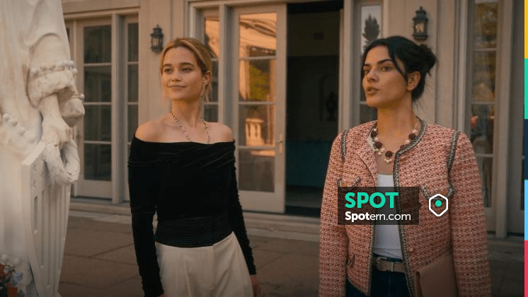 Maje Venetia Blazer worn by Cece Carroway (Sara Silva) as seen in Cruel ...