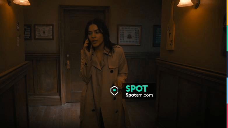 Coach Trench Coat worn by Cece Carroway (Sara Silva) as seen in Cruel ...
