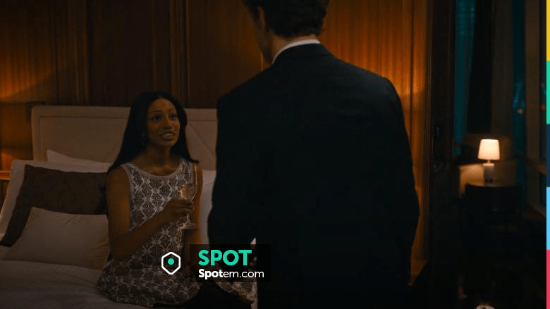 Alaia Printed Mini Dress worn by Annie Grover (Savannah Lee Smith) as ...