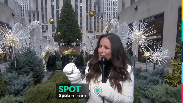 Favorite Daughter The City Coat in Ivory worn by Kaylee Hartung as seen ...