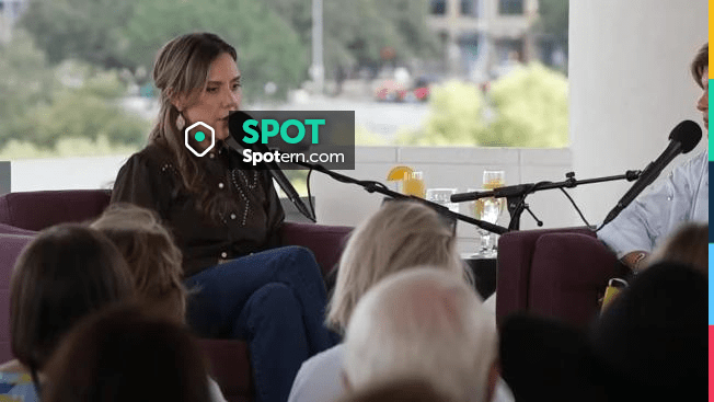 Kendra Scott Ember Vintage Gold Drop Earrings worn by Kendra Scott as ...